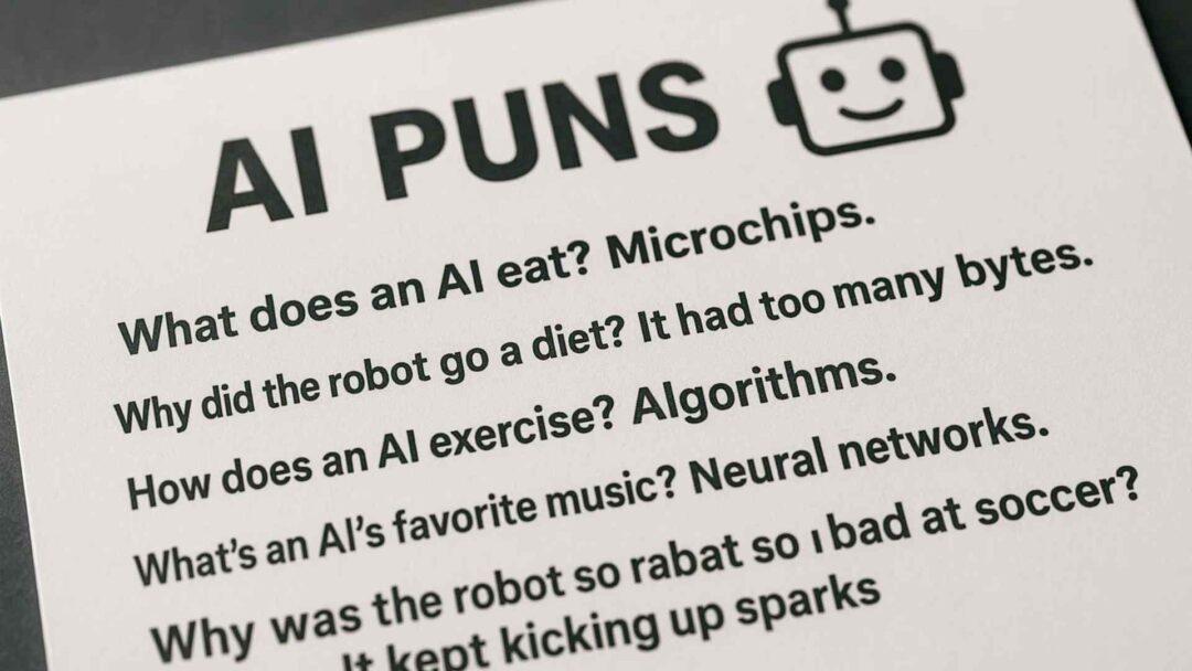 145 Clever AI Puns That’ll Make You Laugh Until You Byte