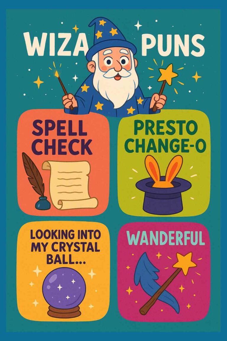 145 Wizard Puns to Cast a Smile on Your Day!